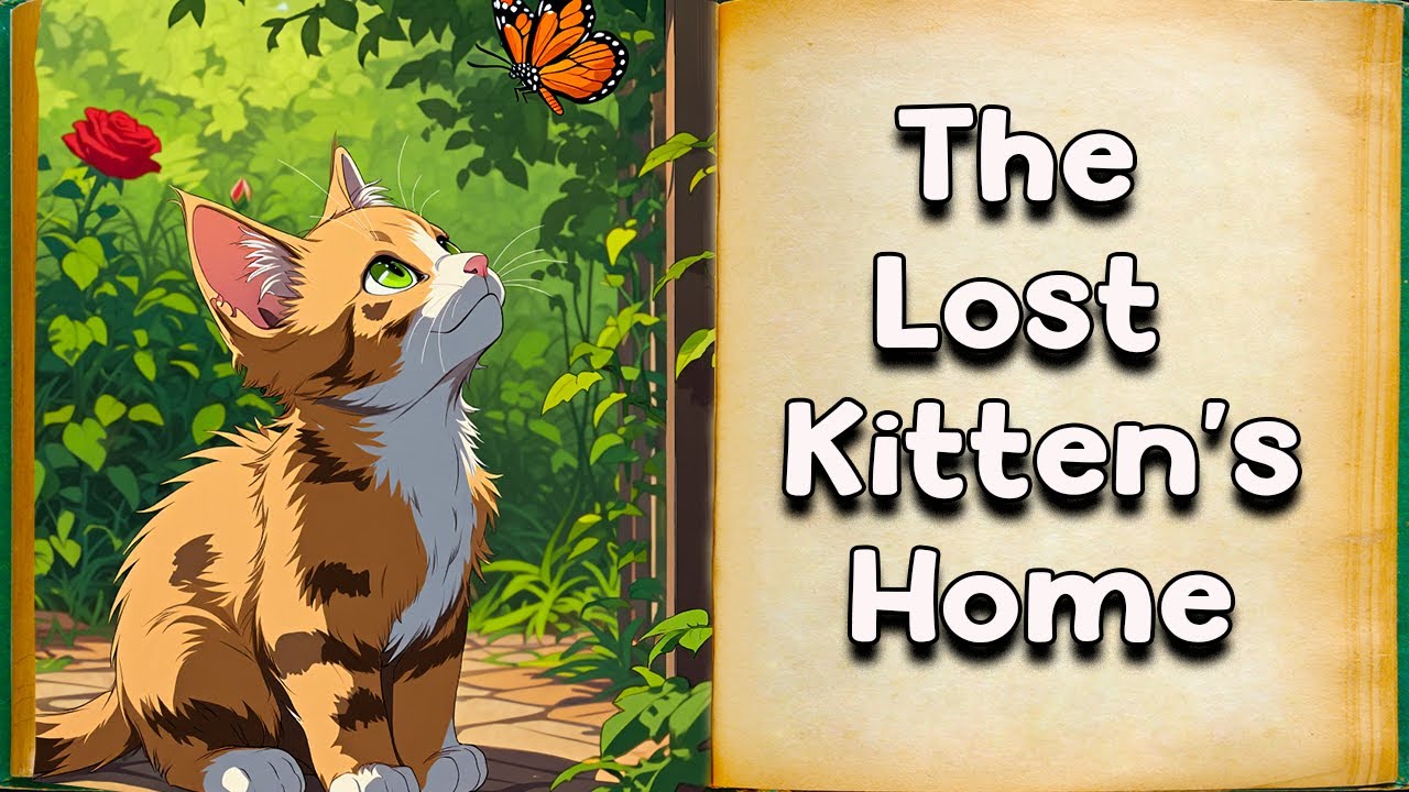 The Lost Kitten's Home - Moral Storybook for kids - YouTube