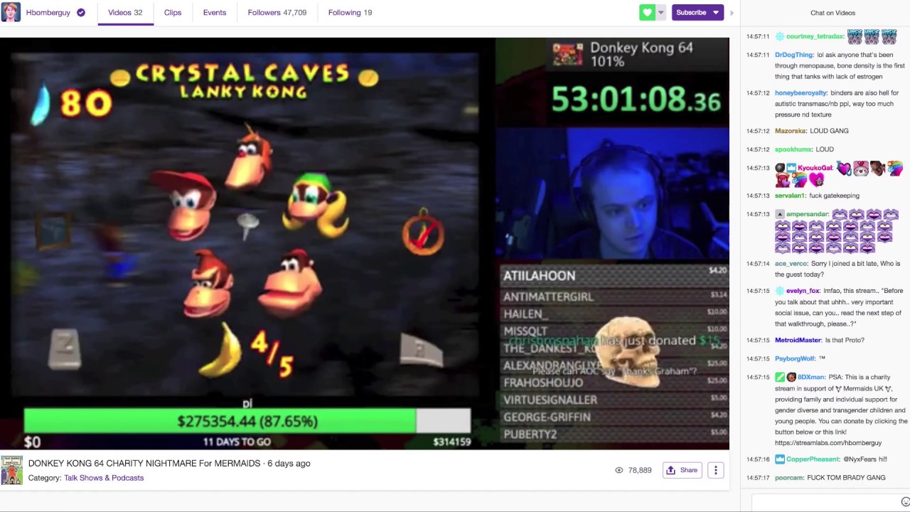 Origin of #pluralgang - protomagicalgirl on Hbomberguy DK64 stream for ...