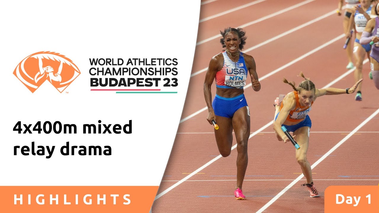 World Record in 4x400m relay as Dutch fall in final metres and miss ...