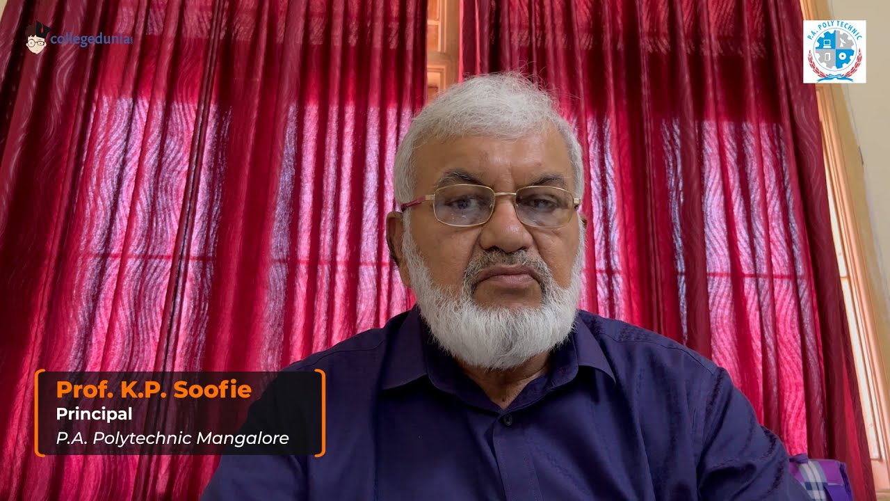 Prof. K.P. Soofie | Principal | P.A. Polytechnic Mangalore - YouTube