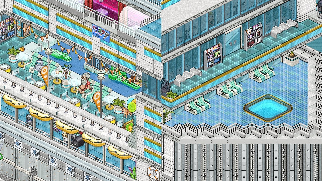 Summer Cruise ⛴🌴| HABBO Speed Build Exterior🛠 - YouTube
