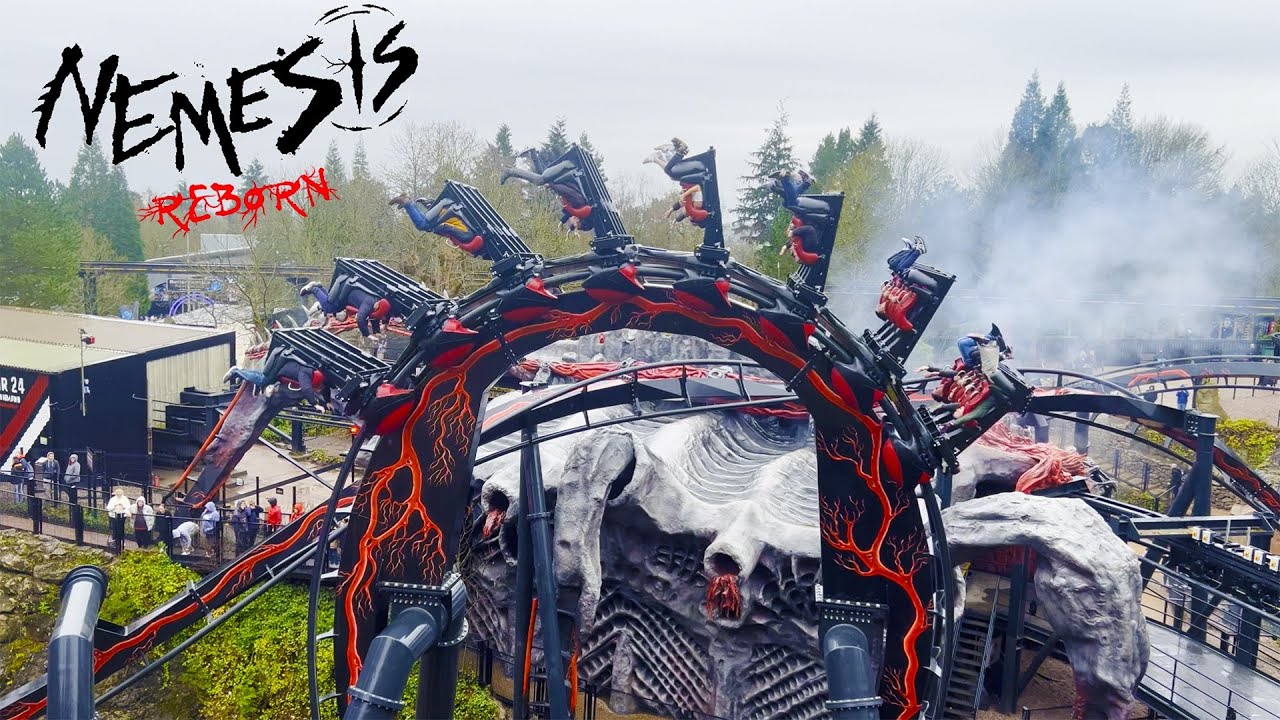 NEMESIS REBORN IS OPEN! Alton Towers Vlog - YouTube