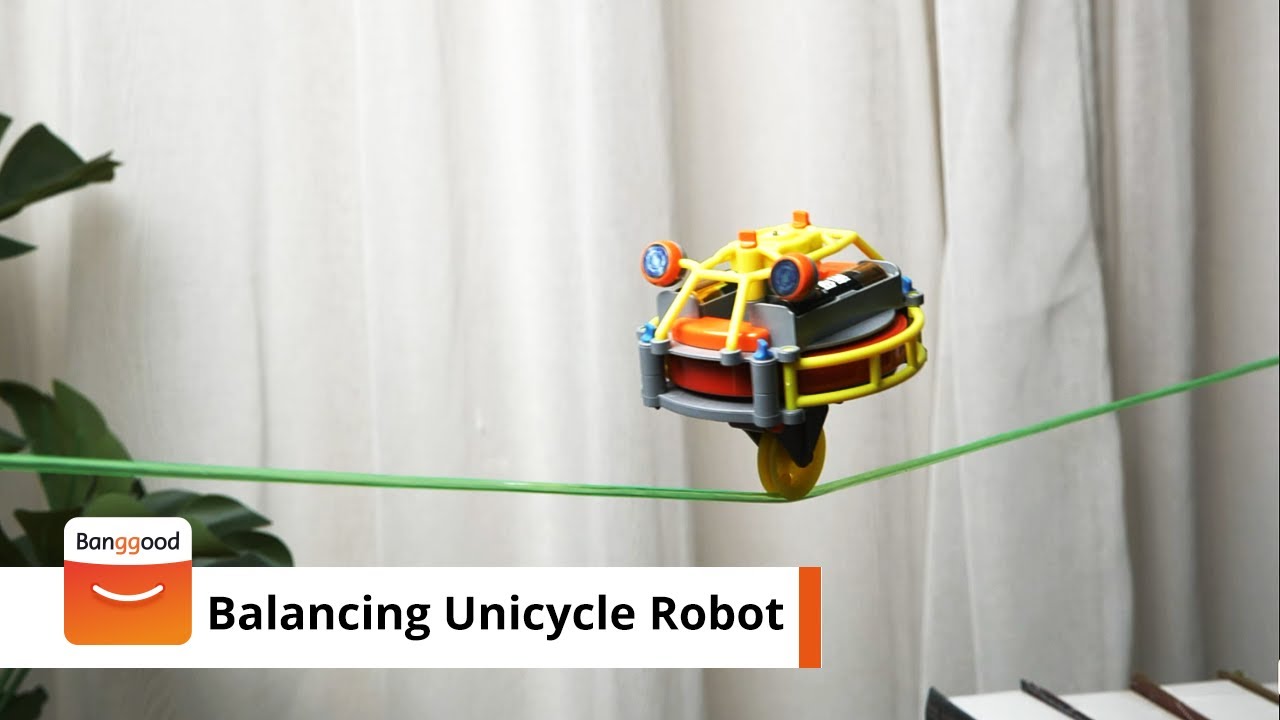 Funny Balancing Unicycle Robot - Buy at Banggood - YouTube