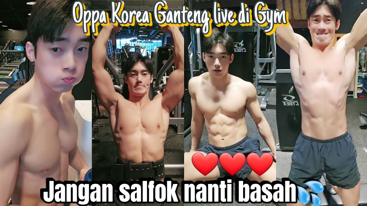 Oppa Korea muscle Live Gym, gila ganteng banget ototnya mantul😍 - YouTube