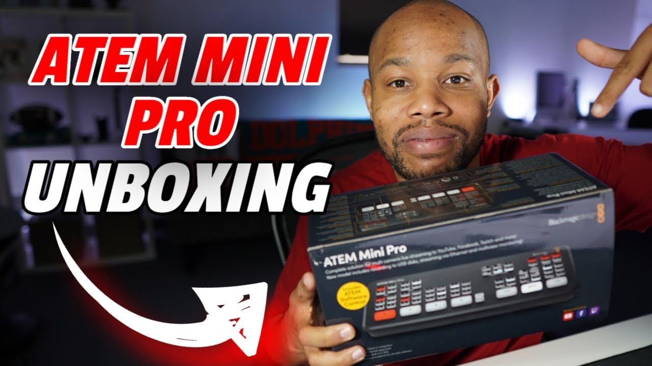 ATEM Mini Pro | First Look UNBOXING | Blackmagic Video Switcher With ...