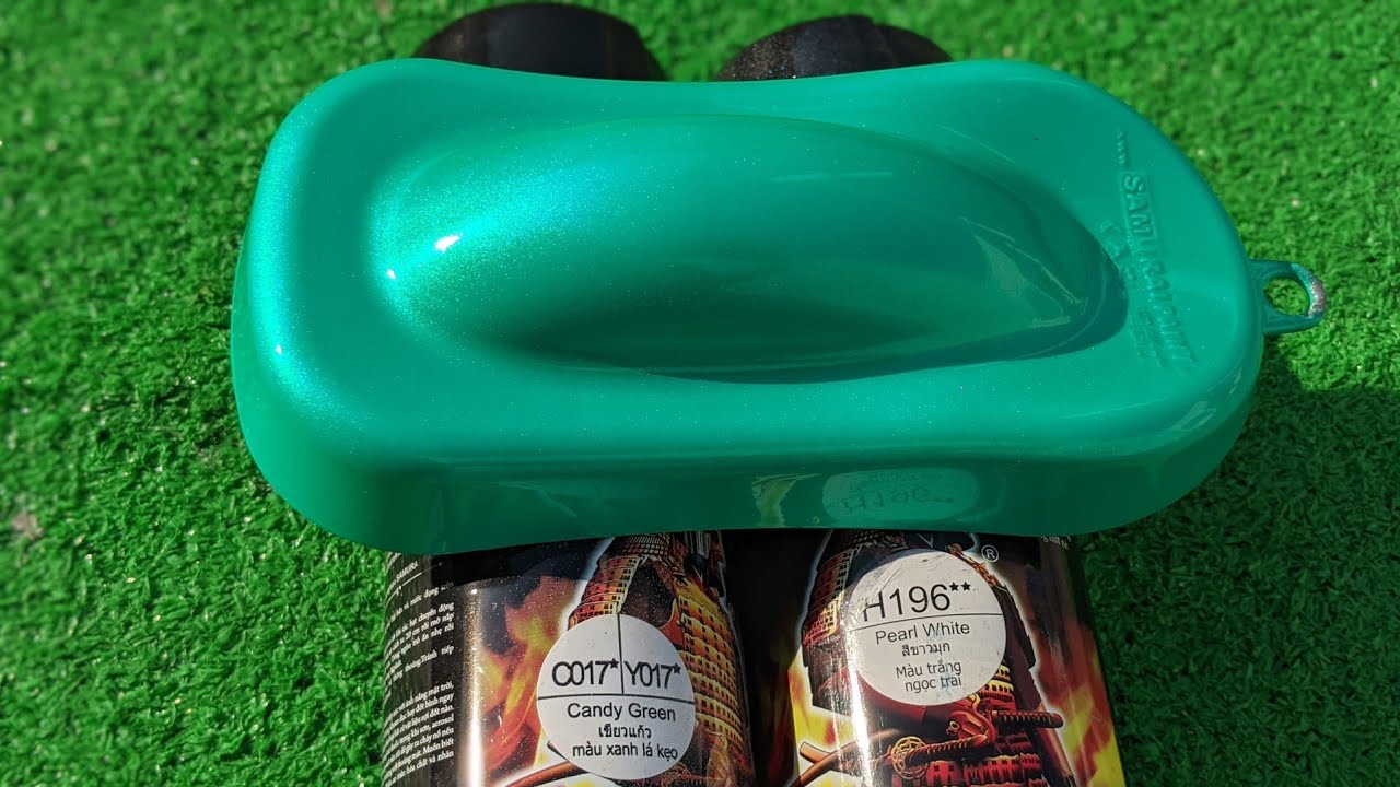 H196** pearl white and Y017* Samurai Paint - YouTube