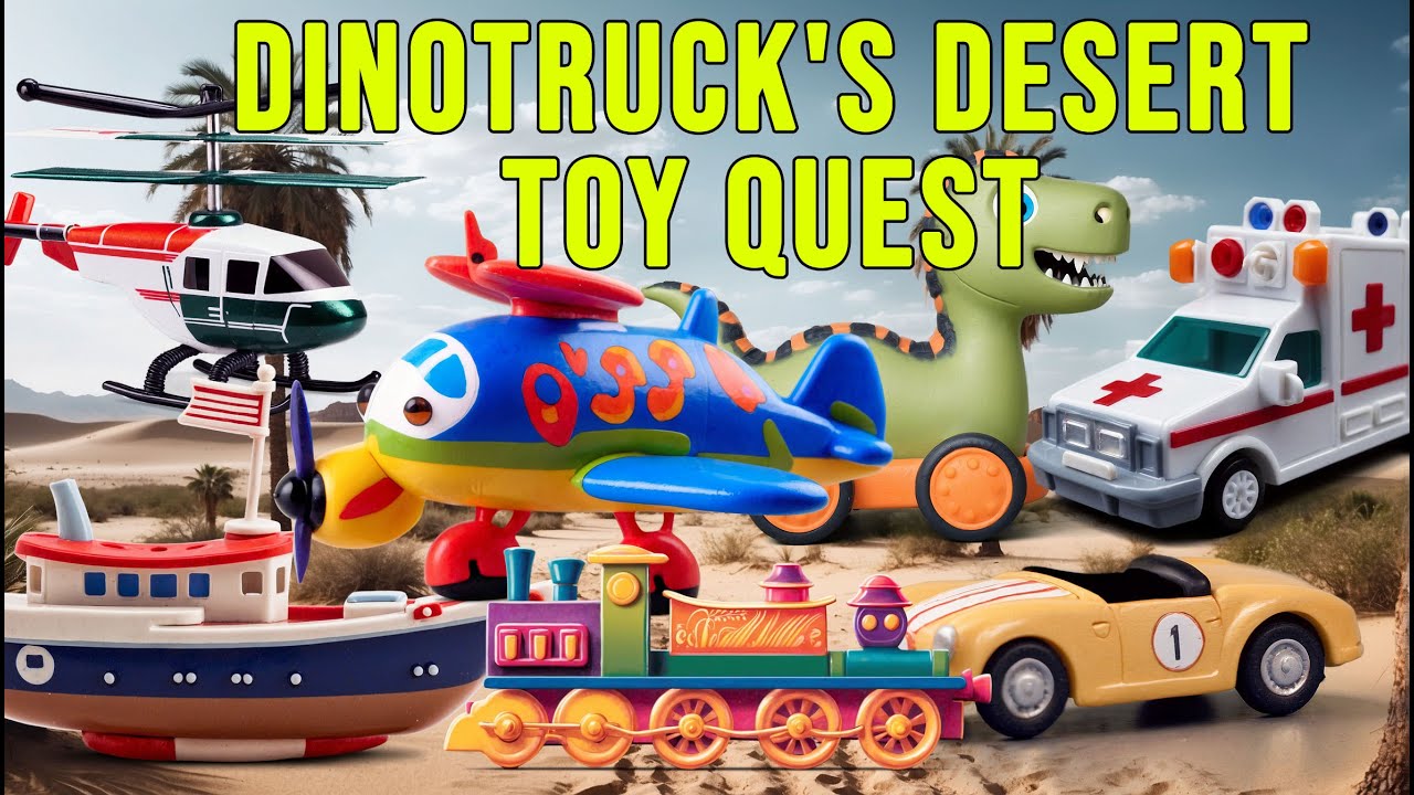 DinoTruck's Desert Toy Quest | Stories For Kids | Stories For ...