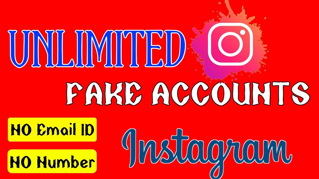 how to create instagram fake id instagram fake account kaise banaye ...