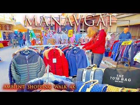 Manavgat 🛍️ BAZAAR on MONDAYS 4K Market TÜRKIYE #side #turkey