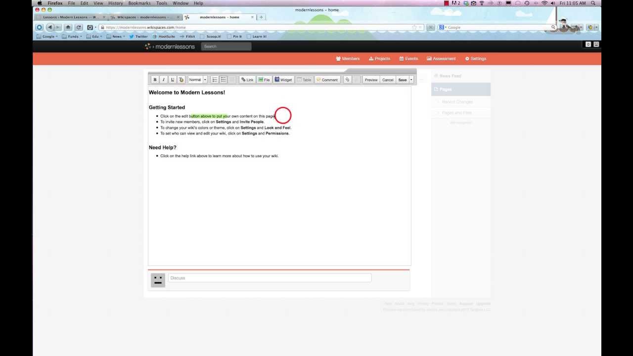 How to easily use Wikispaces for education - YouTube