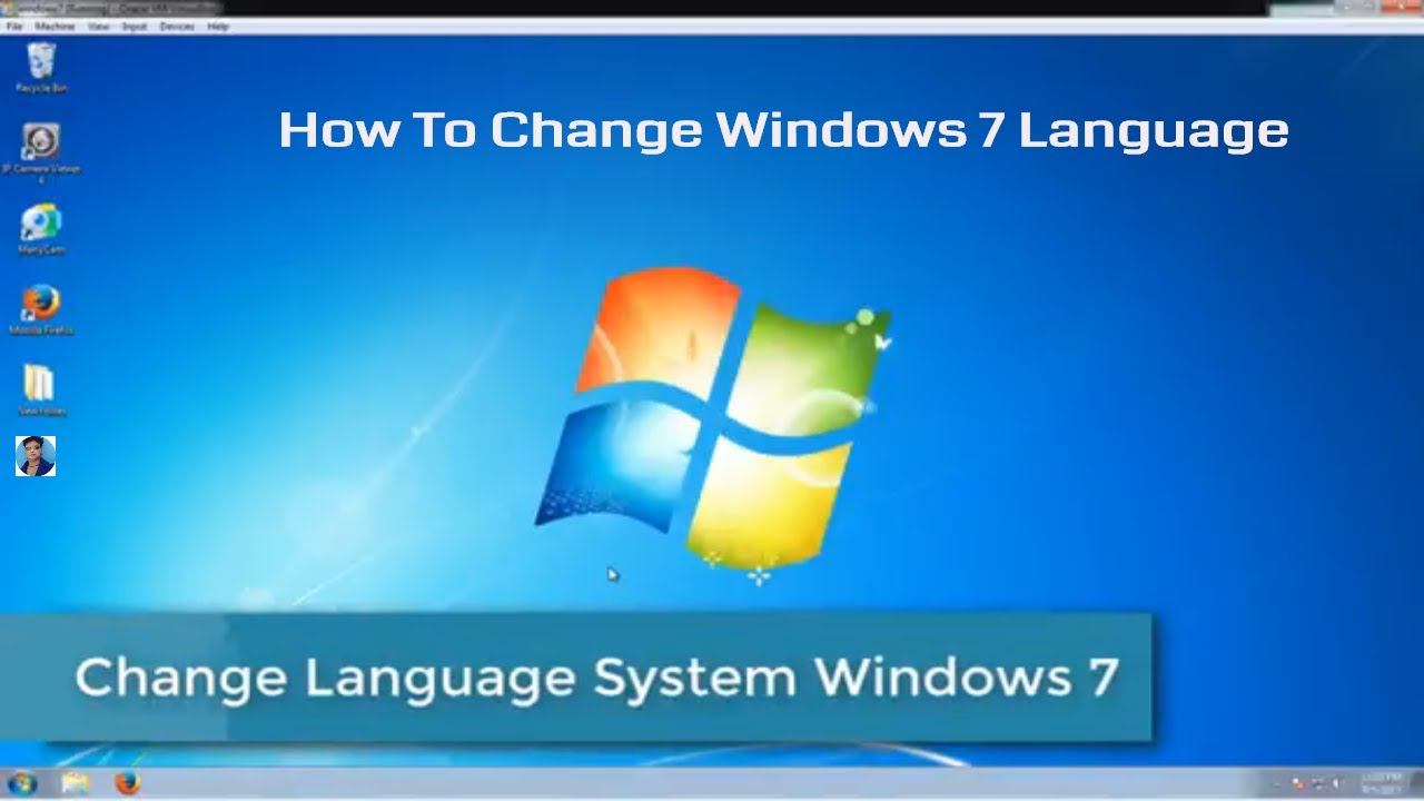 How To Change Windows 7 Language - YouTube