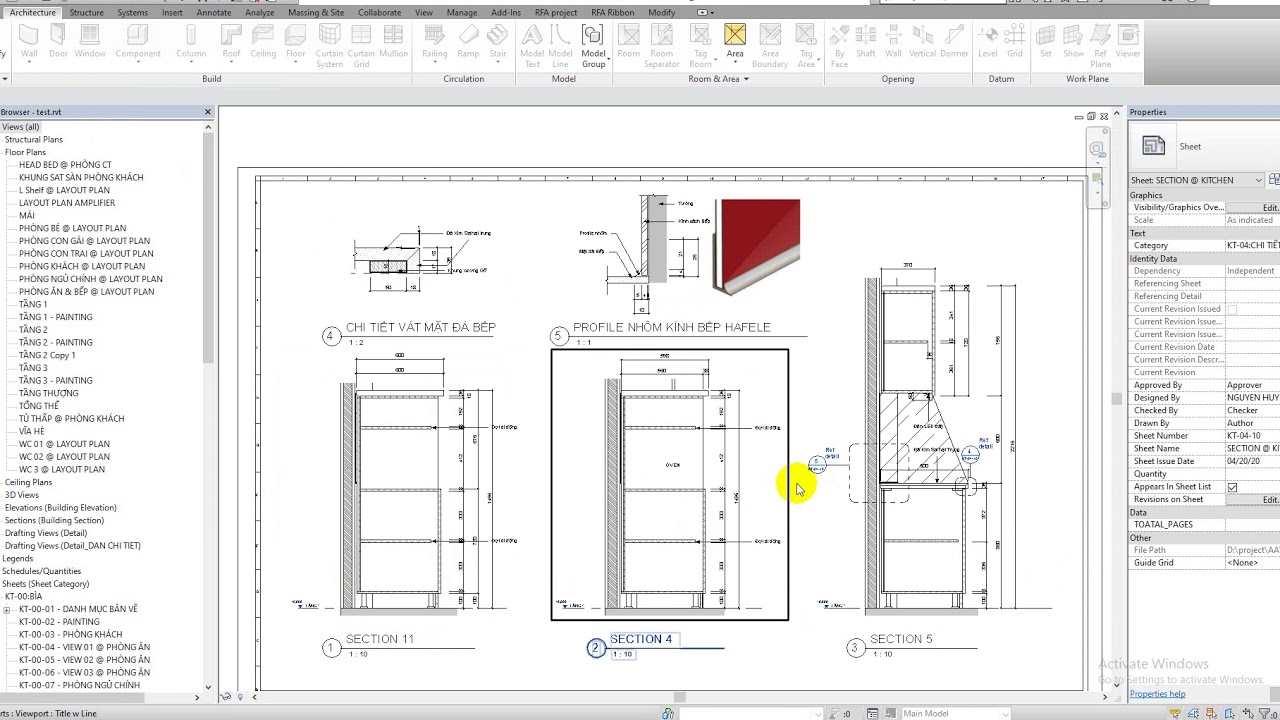 Fillet border View Revit Architecture - YouTube