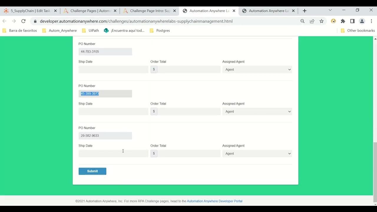 RPA Challenge Solution : Supply chain - YouTube