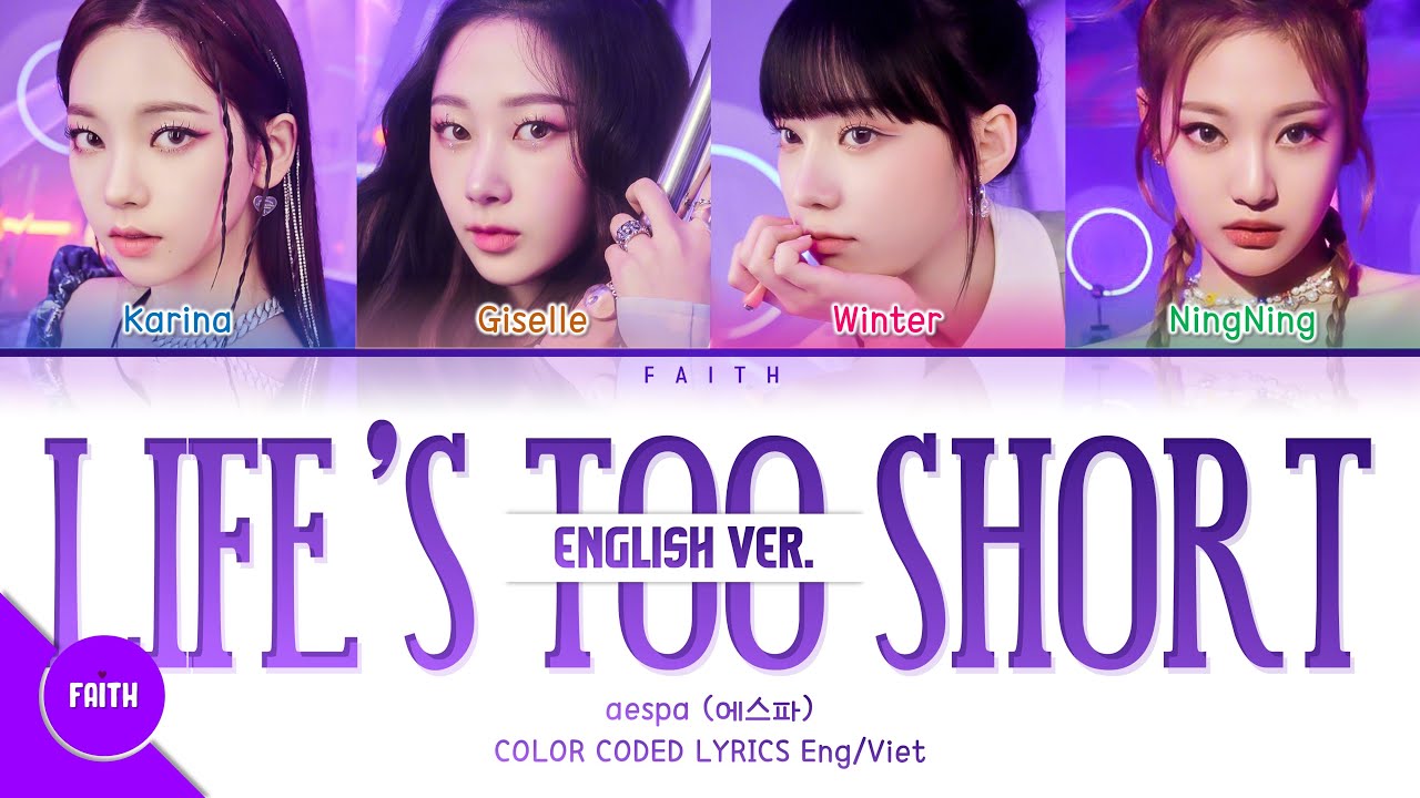 [Coachella/Vietsub] aespa (에스파) - Life's Too Short (English ver ...
