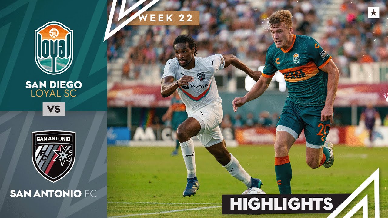 San Diego Loyal SC vs. San Antonio FC - Game Highlights | 08-06-2022 ...