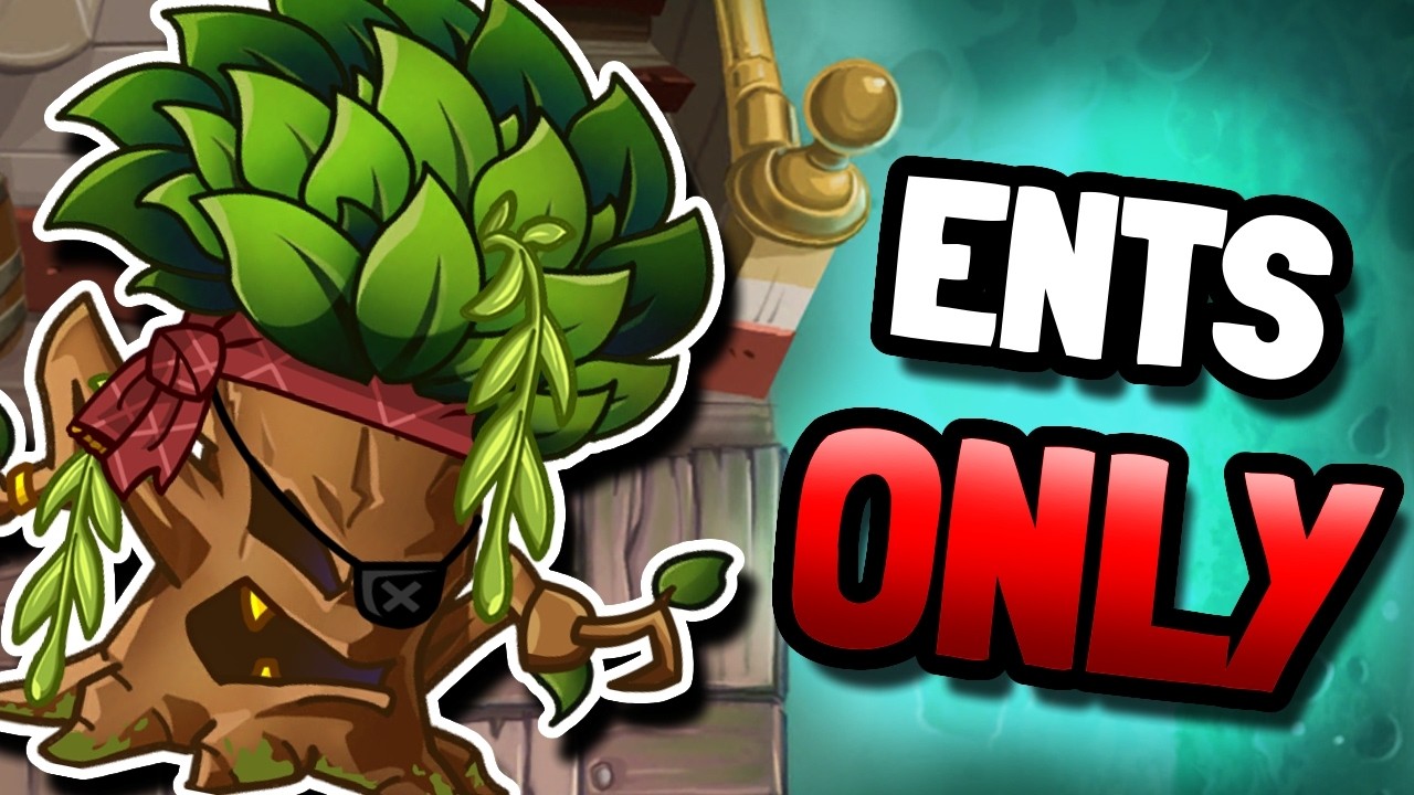 Can you beat PvZ2C WITH ONLY ENTS? [Pirate Seas] - YouTube