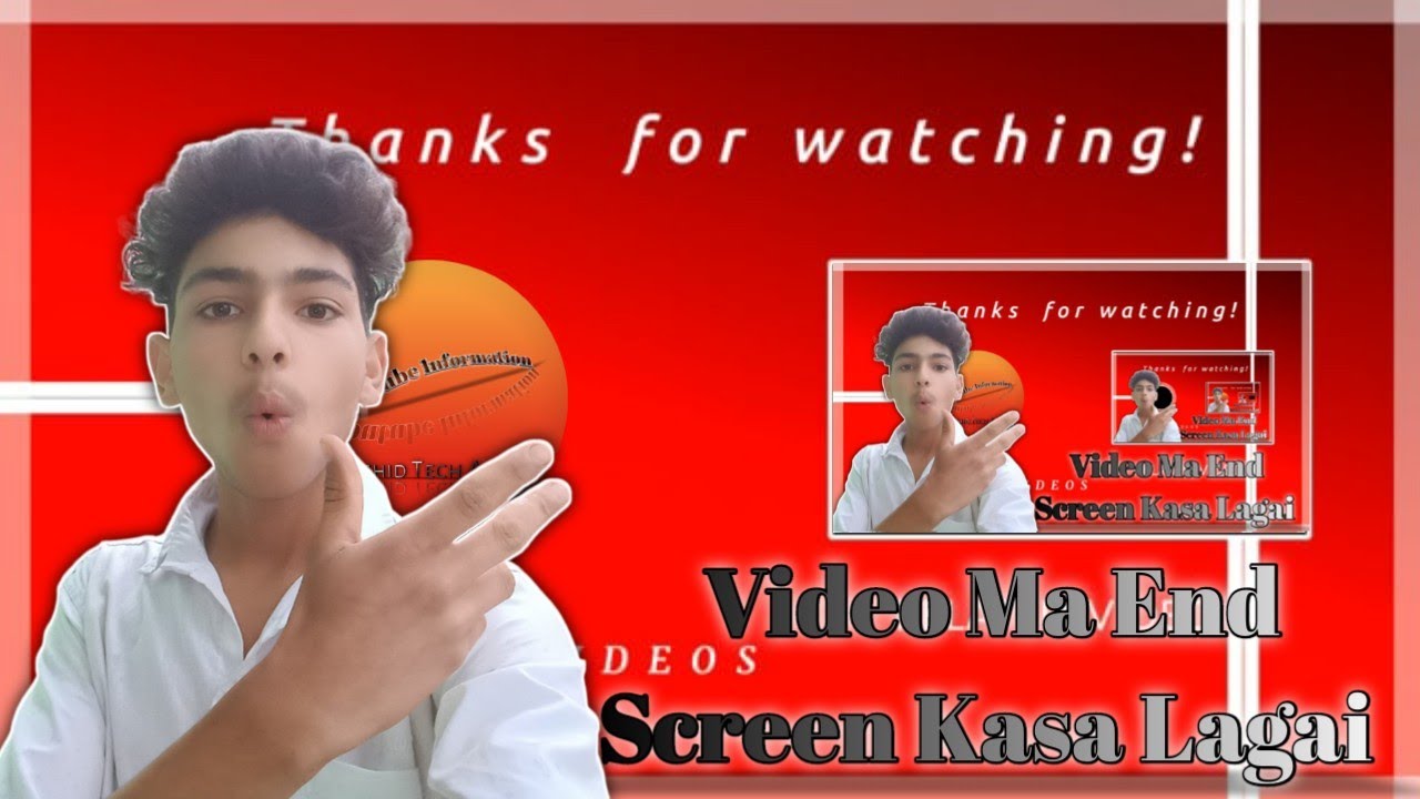 Video Ma End Screen Kasa Lagai || I Botton | Bhot Easy| Rashid Tech Army| - YouTube