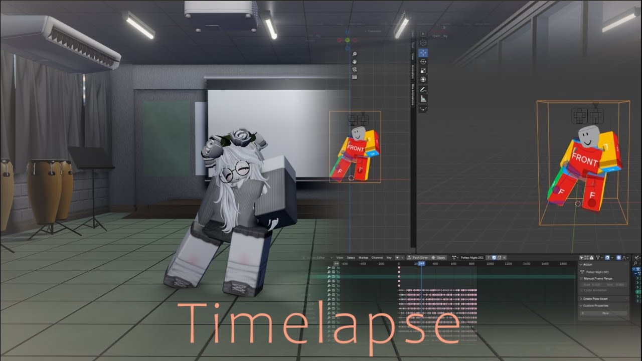 Perfect Night Dance Animation | Timelapse - YouTube