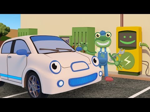 Evie the Electric Car Visits Gecko's Garage | Cars For Kids