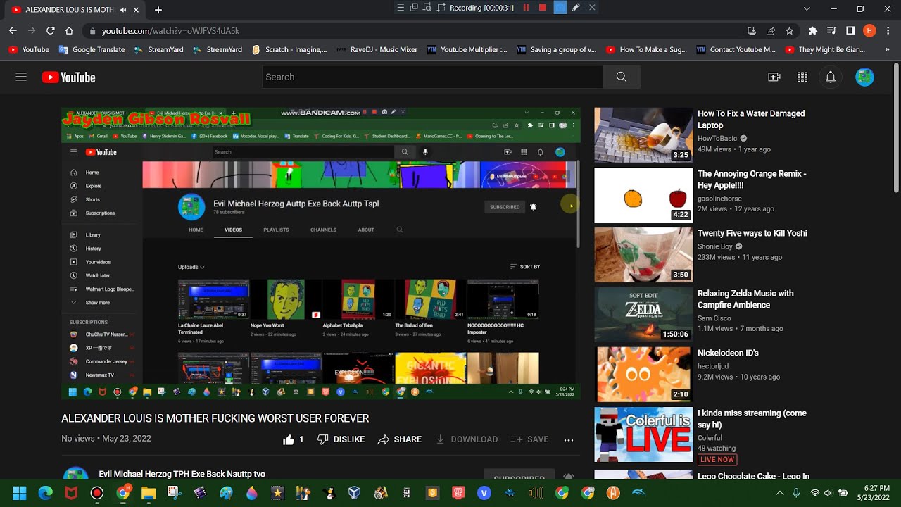 Evil Michael Herzog TPH Exe Back Nauttp tvo Sucks - YouTube