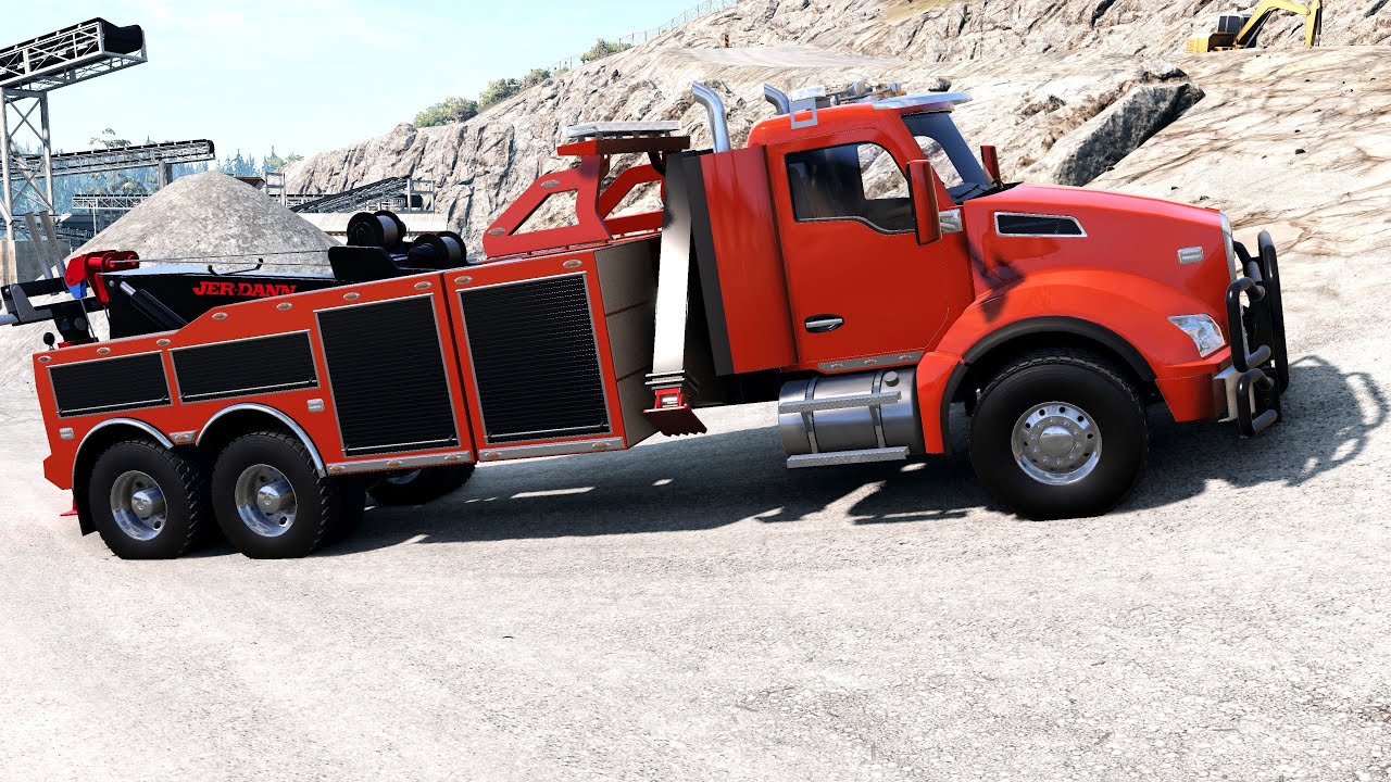 BeamNG Drive - Heavy Duty Wrecker on the West Coast - YouTube