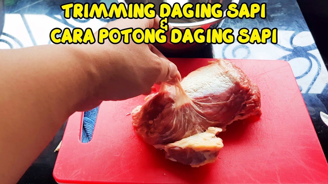 Cara Trimming Silver Skin dan Teknik Memotong Daging Sapi - YouTube