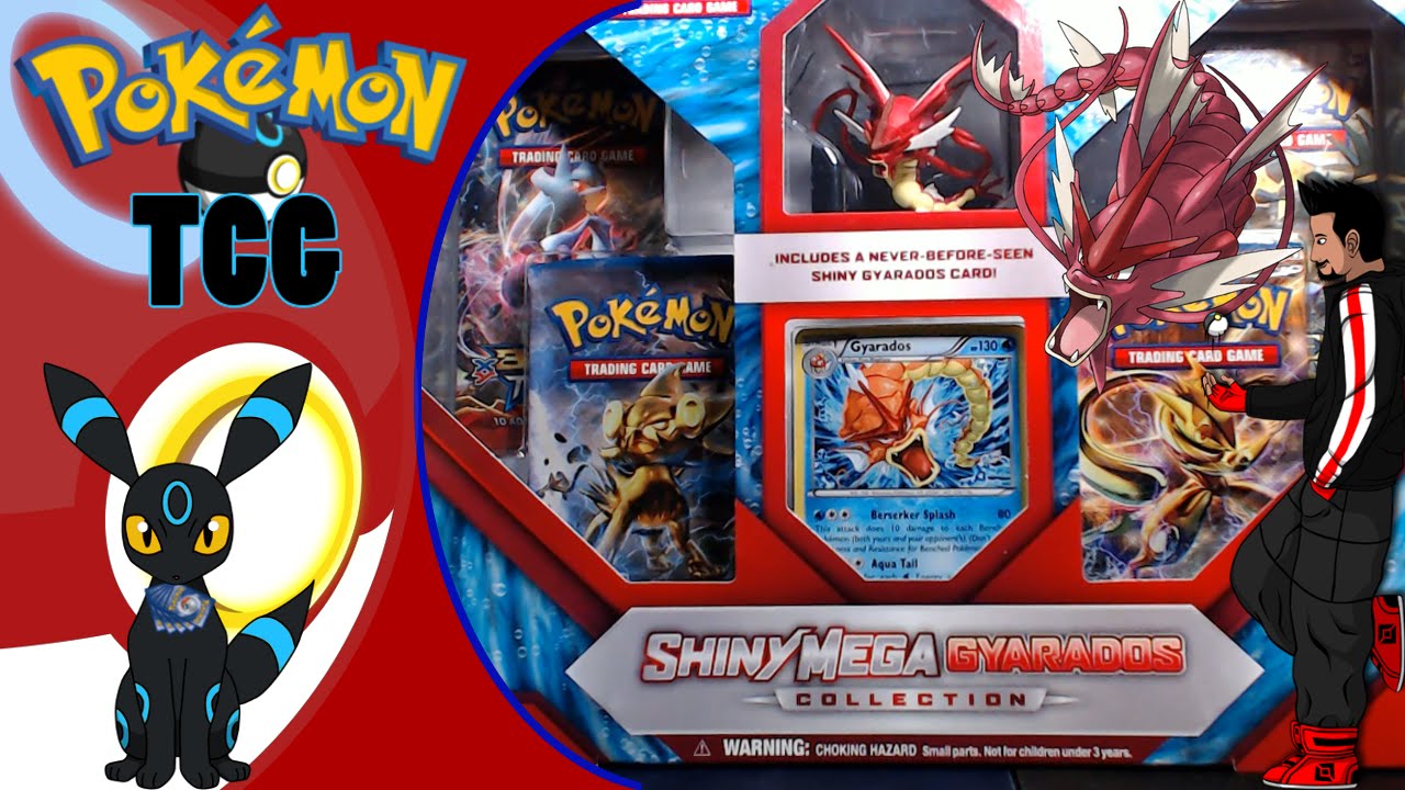 Shiny Mega Gyarados Collection Box Opening - That'll do - Pokemon ...