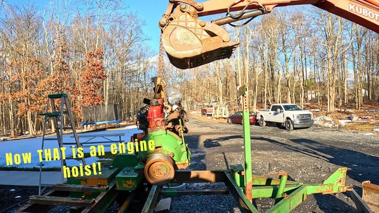 "**Engine Swap!** Ford 300 in a Bandit 100 Chipper - Will it RUN ...