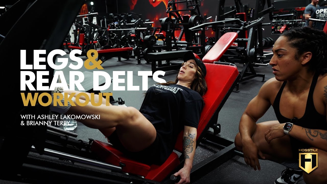 Ashley Lakomowski & Brianny Terry Must Do Exercises for Bigger Legs ...