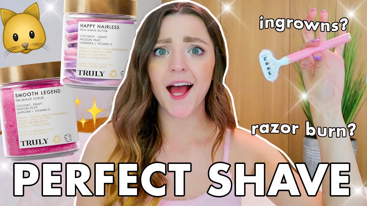 SHAVING HACKS TO GET THE CLOSEST SHAVE | Q&A with Truly Beauty - YouTube