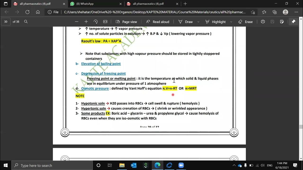 Pharmaceutics Lecture 2 Part 2 - YouTube