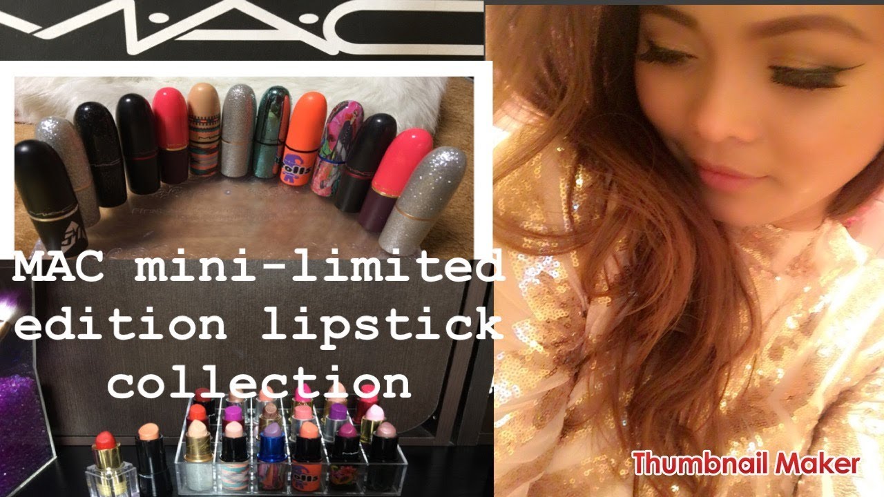 MAC limited edition lipstick collection - YouTube