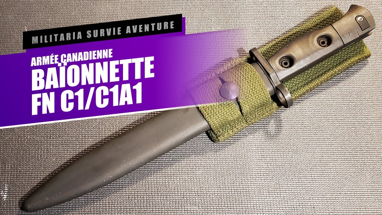BAÏONNETTE FN C1/C1A1 - YouTube