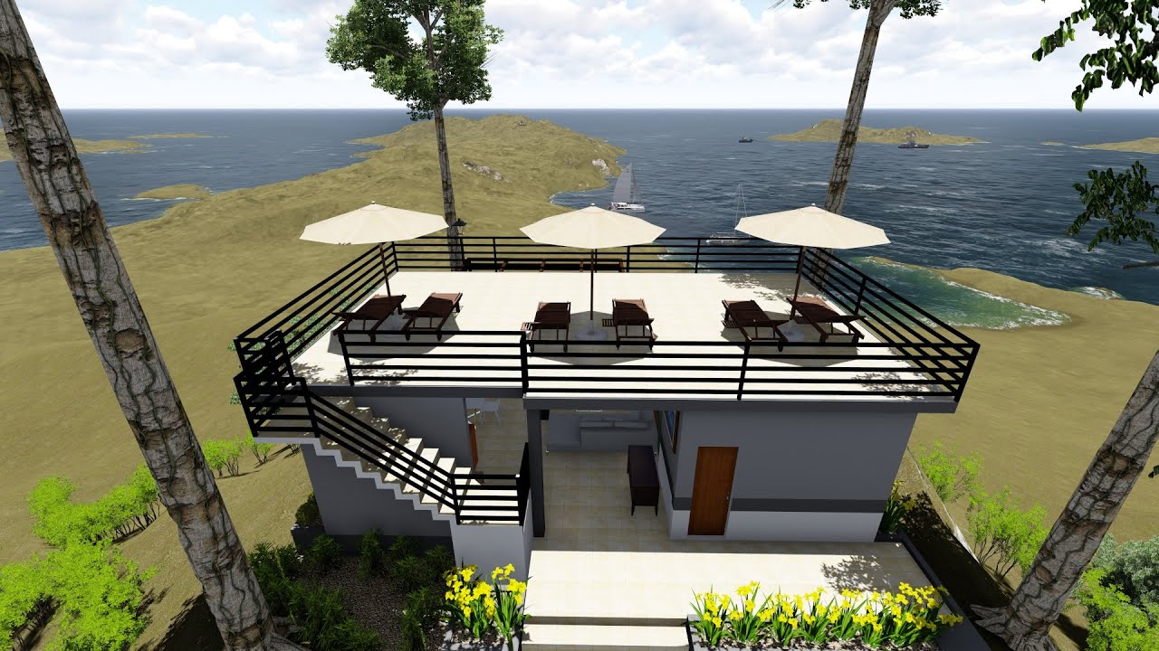 Rest House with roof deck - YouTube