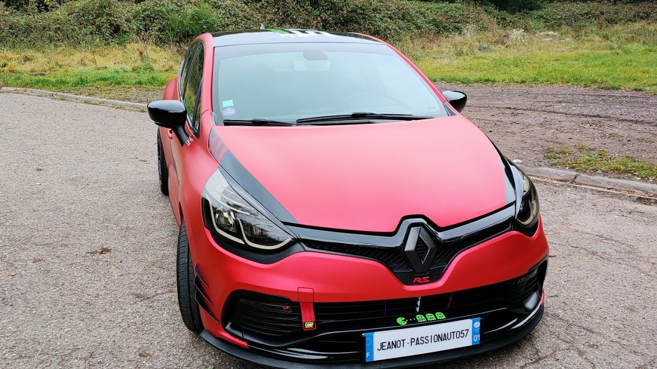 Renault Clio 4 RS configue rouge démon 😈😈😈😈 - YouTube
