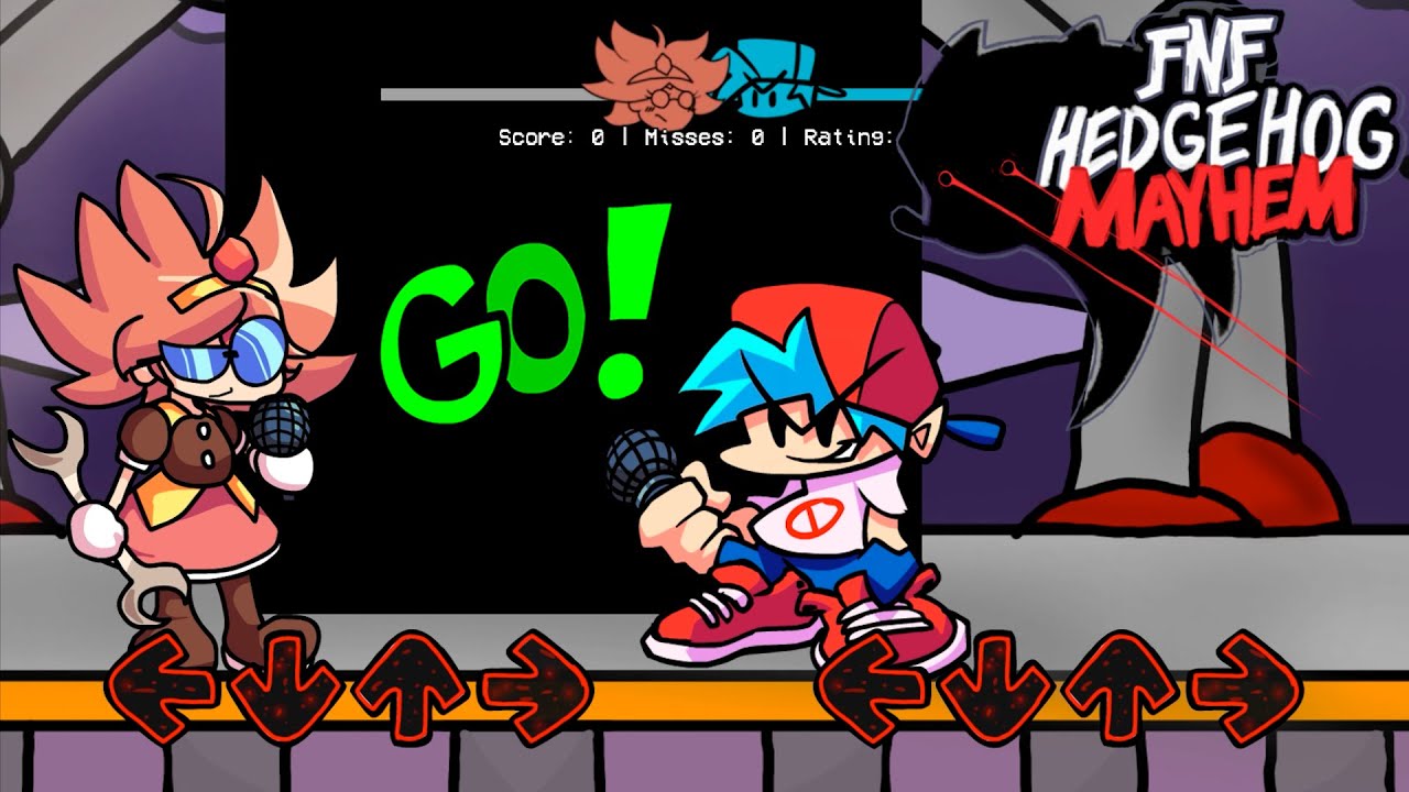 Friday Night Funkin' Hedgehog Mayhem Scrambled song / FNF mod - YouTube