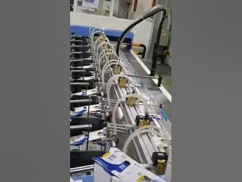 Fully Automatic High Speed Horizontal Sheet Collator Machine Gathering Machine - YouTube