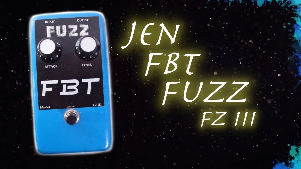 1970's JEN FBT FUZZ FZ III - YouTube