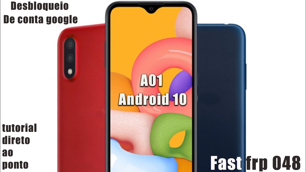Desbloqueio Frp (conta Google) A01/ a014 Android 10 Binario 4 - YouTube