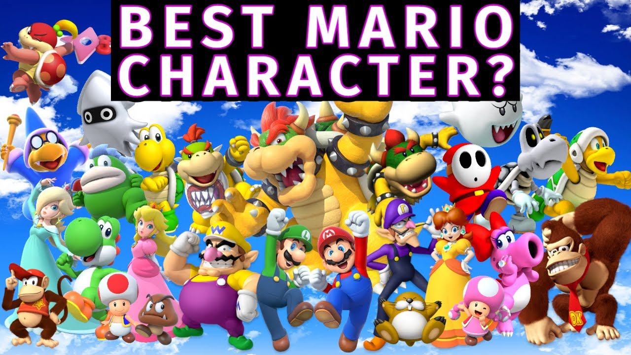 Who's The Best Mario Character?! (Bracket Fight) - YouTube