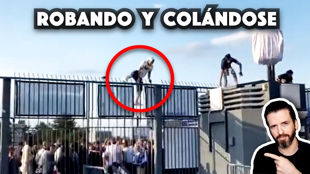 Ladrones en la final del Real Madrid de la Champions en Francia - YouTube