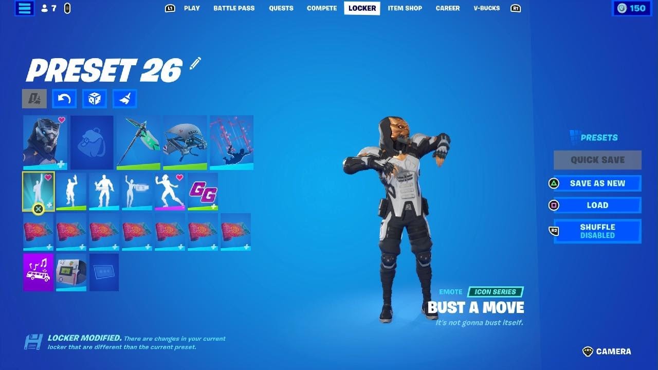10 minutes new bust a move emote - YouTube