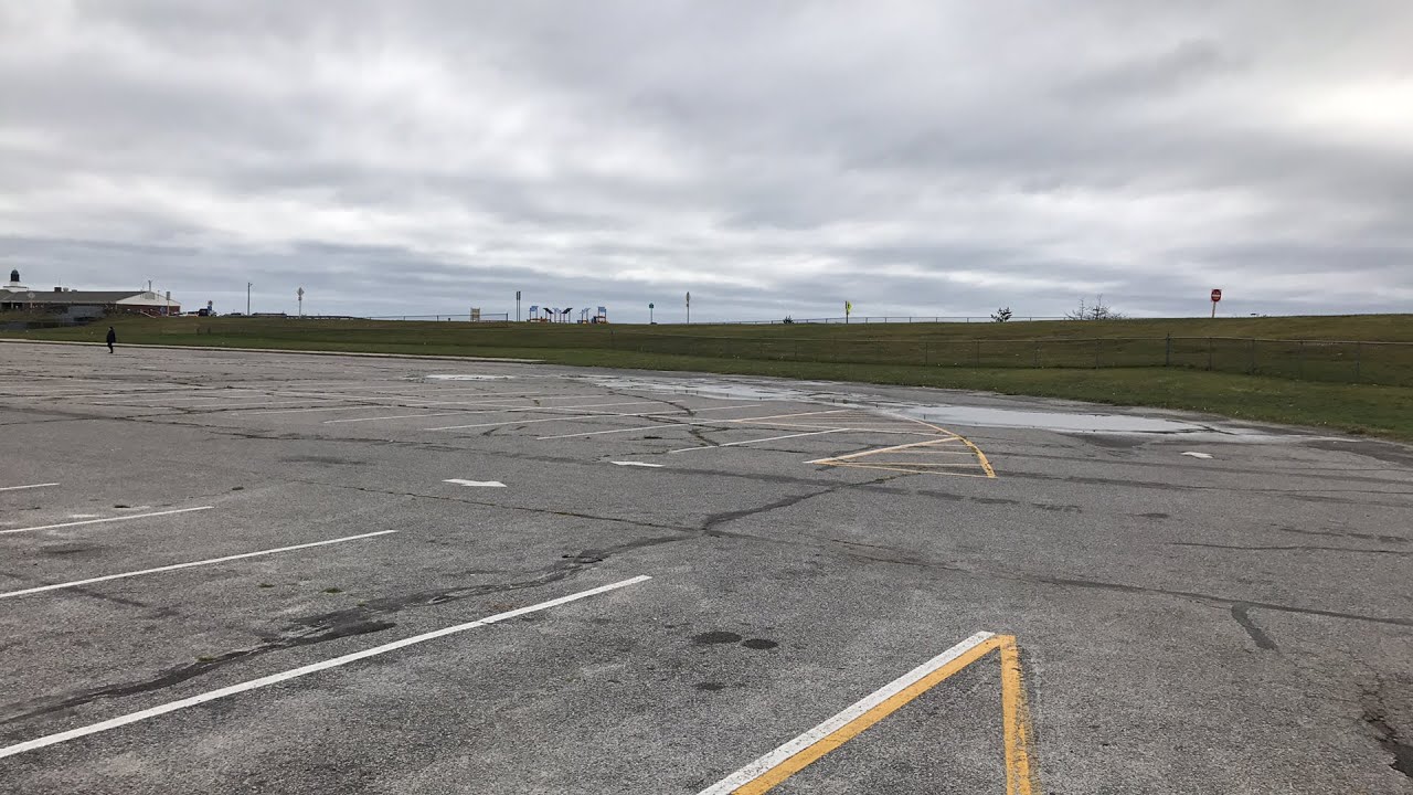 Atlantic Ocean at Fire Island National Seashore Smith Point Long island ...