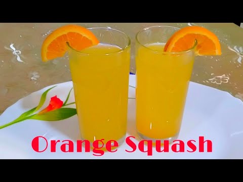 Quick And Easy Orange Squash Recipe | Homemade Orange Squash | Summer ...