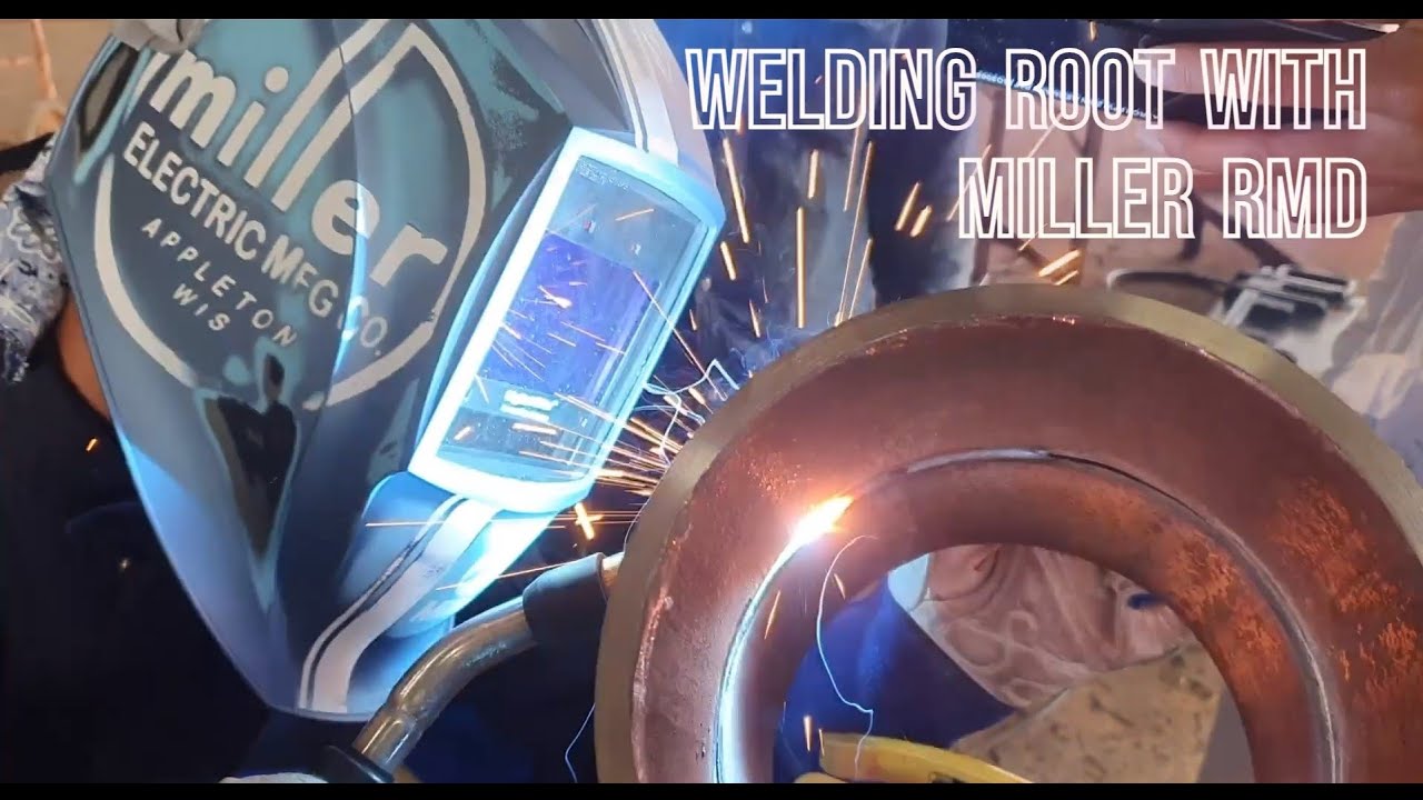 Miller RMD Root pass Welding on Carbon Steel Pipe - YouTube