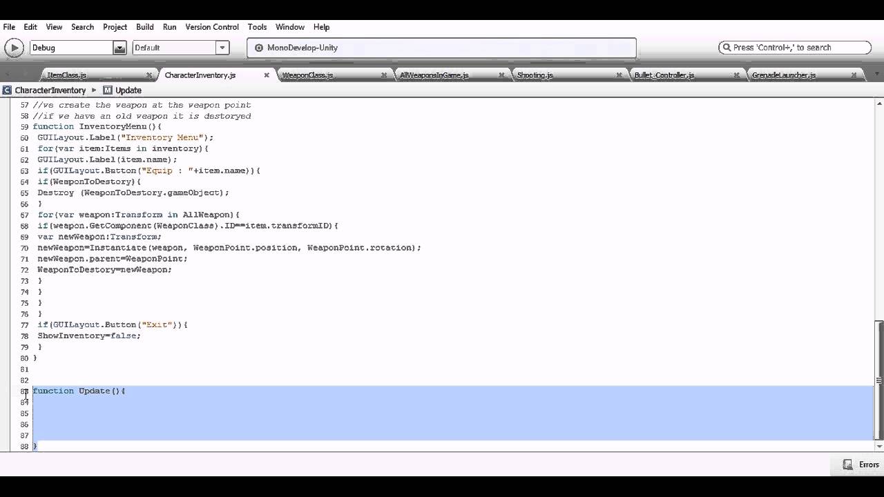 Unity Tutorial Inventory Free Script Included - YouTube