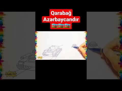 Qarabağ QARABAG AZERBAYCANDIR!! 8 NOYABIR RESADETLI ORDUMUZUN QELEBE GUNU \\ #rəsm #rəsmçəkmək