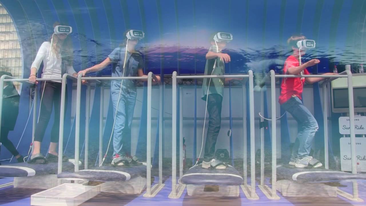 Samsung / VR Surf Simulator - YouTube