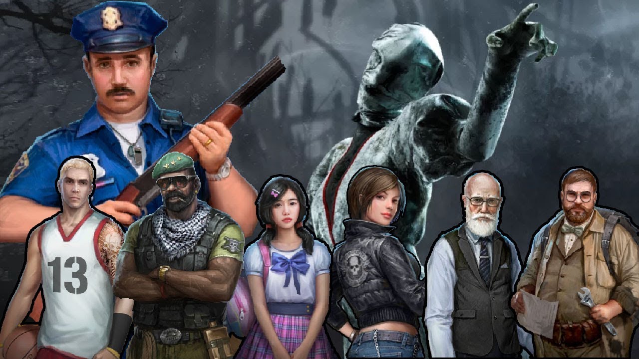 Все персонажи Horrorfield - Multiplayer Survival Horror Game - YouTube