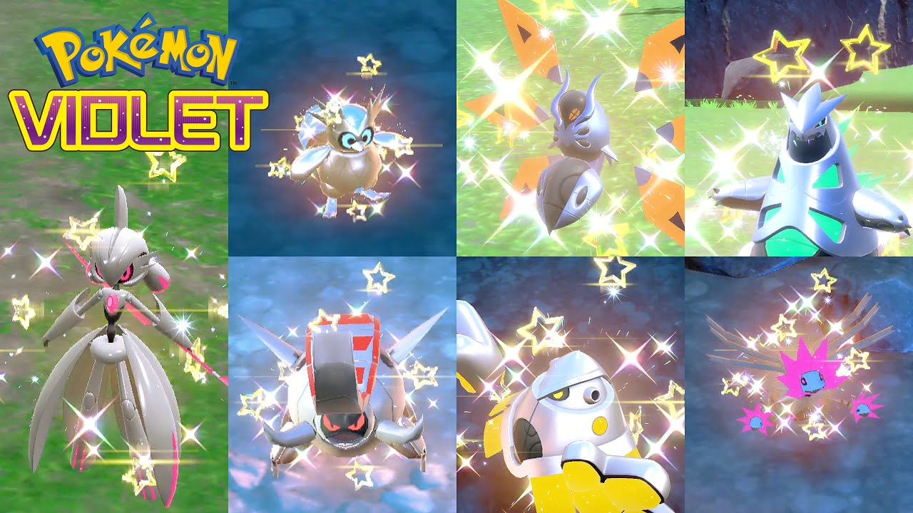 Pokémon Violet: ALL SEVEN SHINY FUTURE PARADOX POKEMON! - YouTube